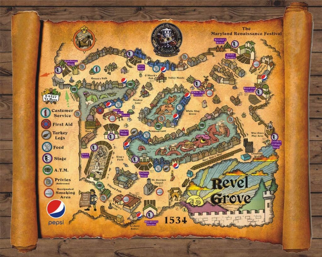 Maryland Renaissance Festival - Maps
